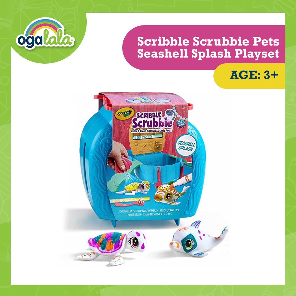 Crayola Scribble Scrubbie Ocean Pets Set | Shopee Philippines