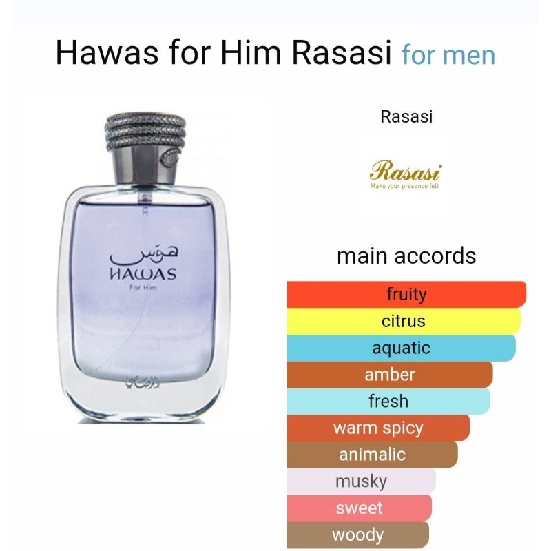 RASASI HAWAS 100% ORIGINAL MADE IN UAE | Shopee Philippines