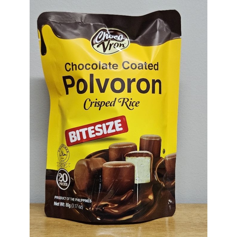 Chocolate Coated Polvoron Crisped Rice Bitesize | Shopee Philippines