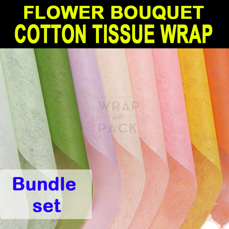 5 pc 30 pc Floral Bouquet Inner Lining Cotton Tissue Paper | Floral ...