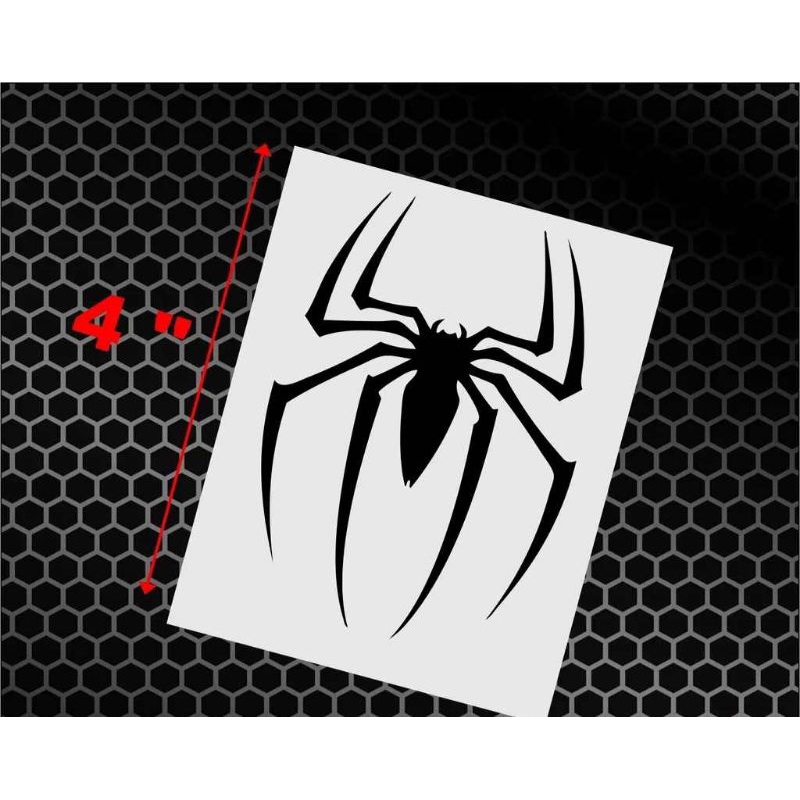 SPIDERMAN LOGO STICKER FOR MOTORCYCLE DIECUT WATERPROOF DCDK | Shopee ...