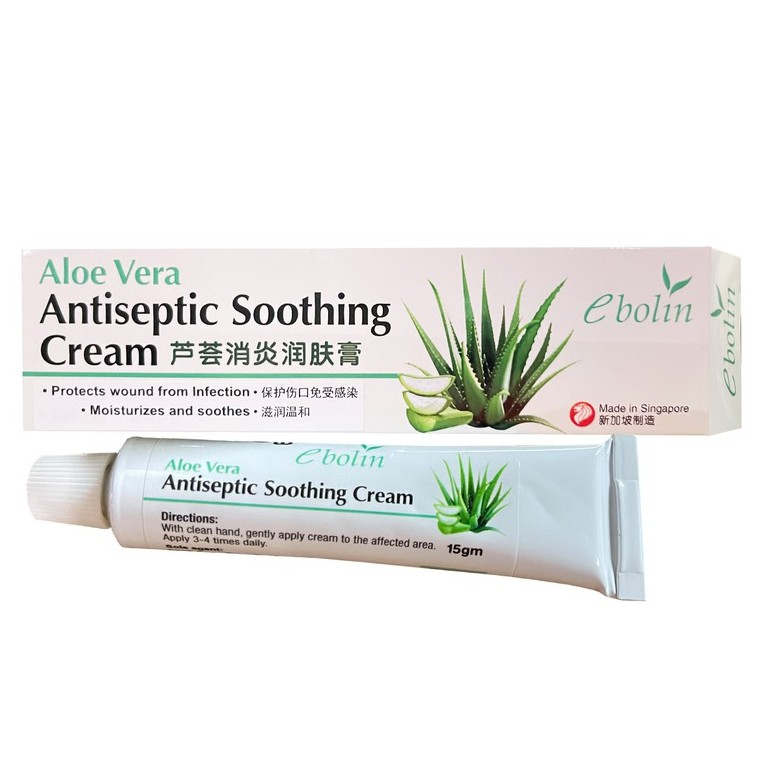 EBOLIN ALOE VERA ANTISEPTIC SOOTHING CREAM | Shopee Philippines