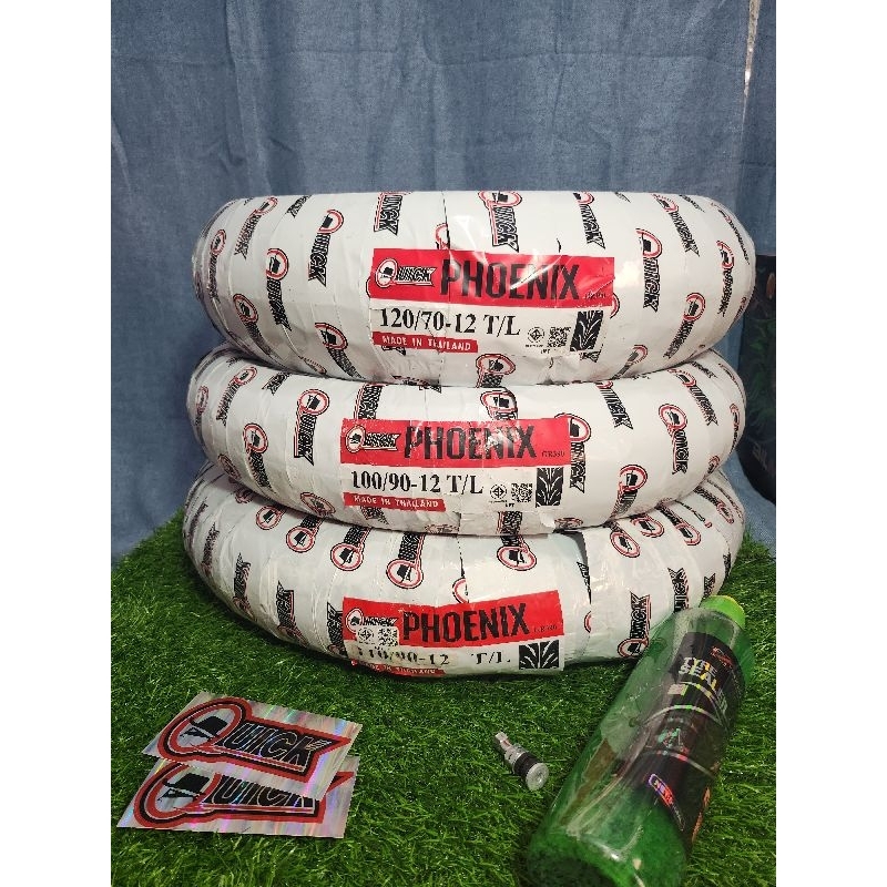 QUICK PHOENIX | TUBELESS | 12 | 14 | 17 | with free Sealant and Tire ...