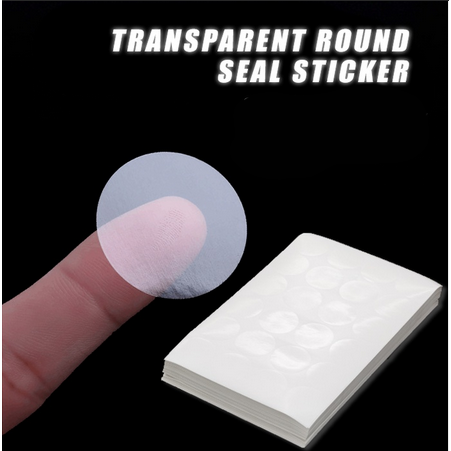 10 sheets | transparent round seal sticker Scrapbooking and Seal Label ...