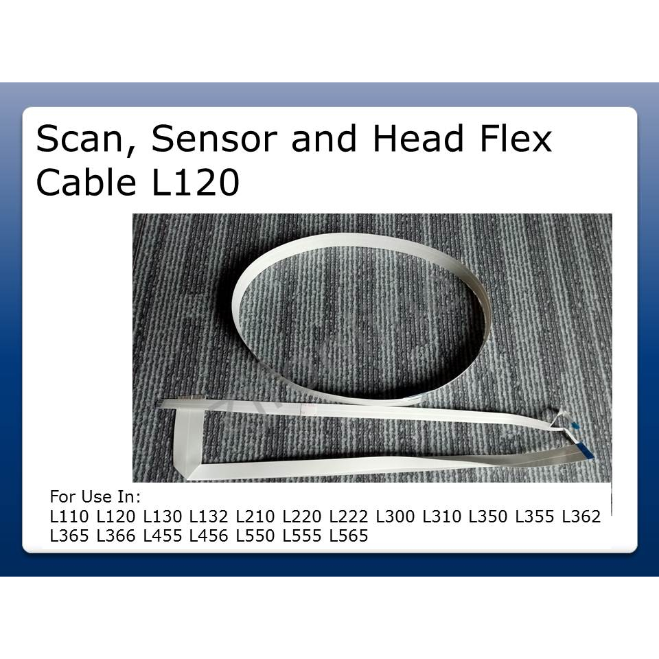 Printhead, Scan, Sensor flex cable Complete set used for L120, L210 ...
