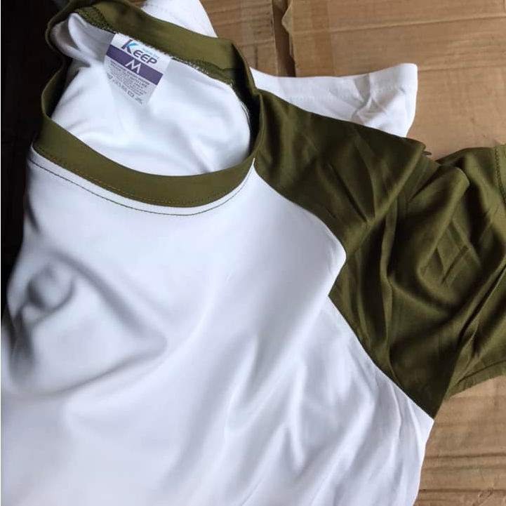 KEEP Active Dry Raglan T-shirt Unisex Roundneck With COLOR SLEEVE ...