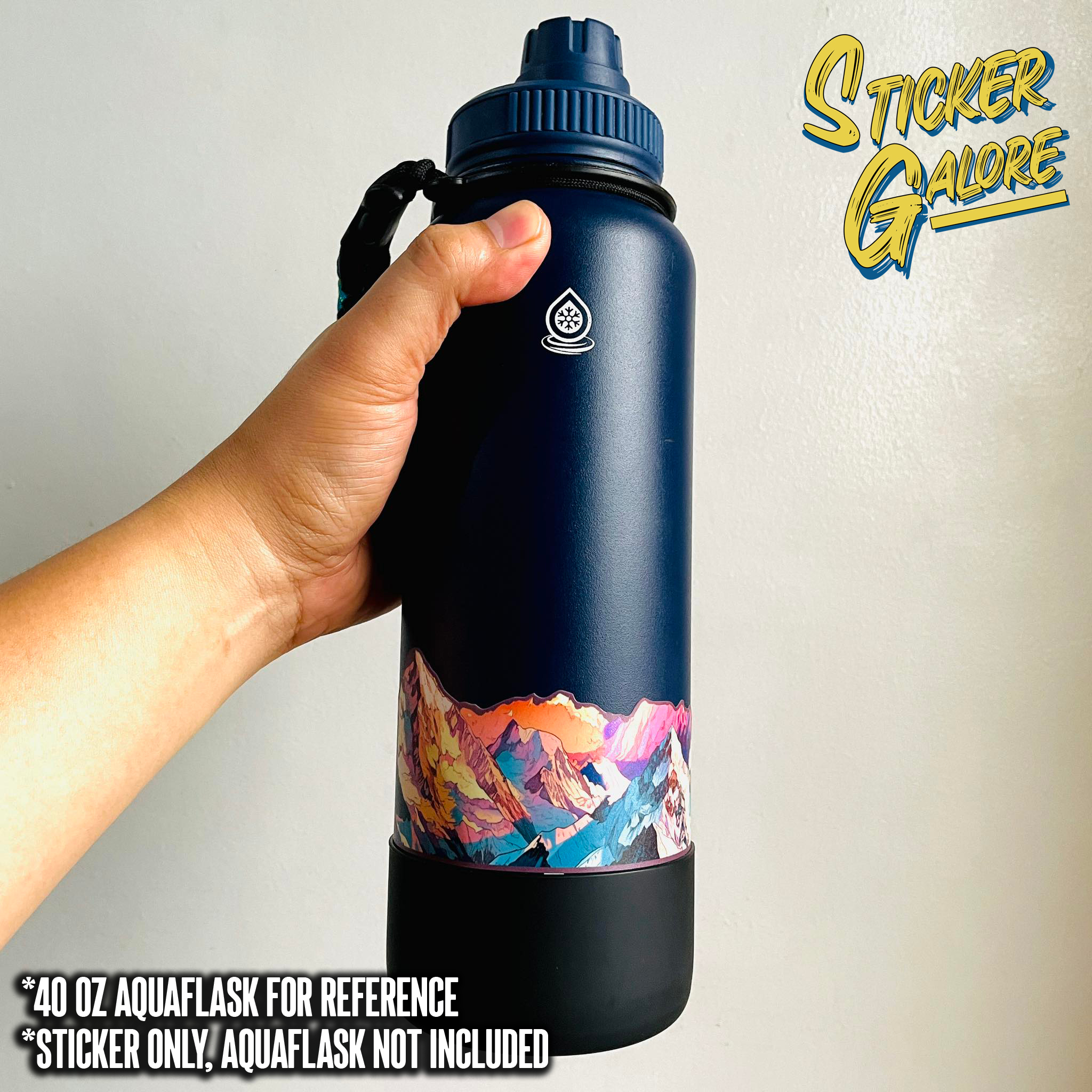 SWISS ALPS AQUAFLASK INFINITY STICKER (WATERPROOF AND SCRATCH PROOF ...