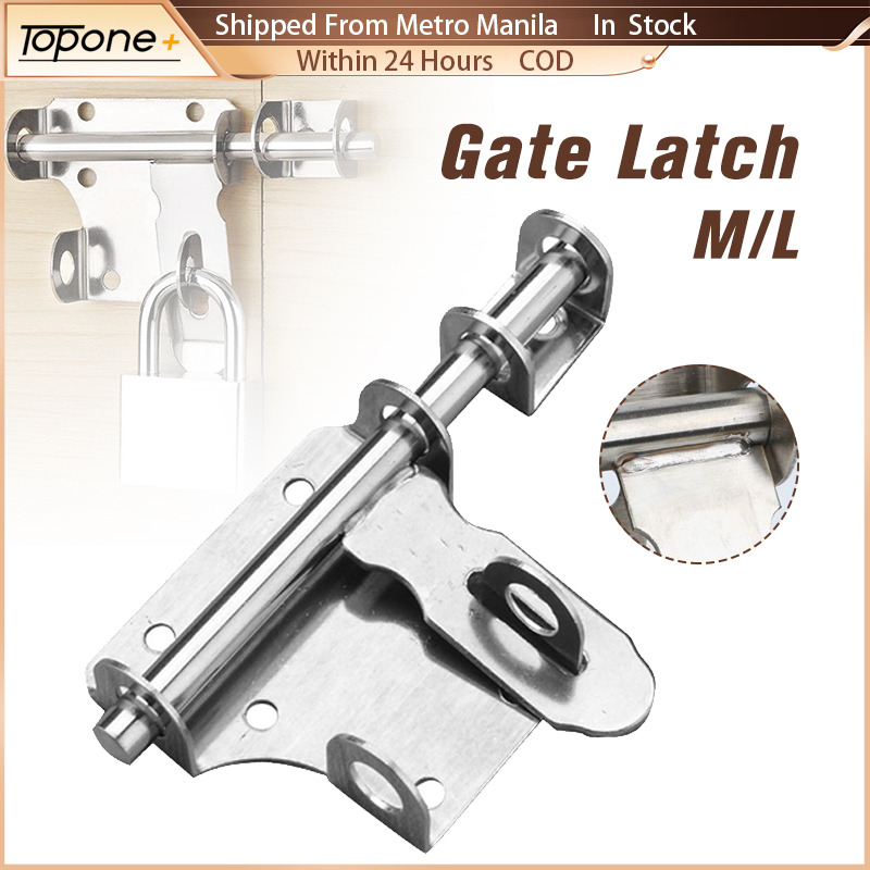 6 Inch Stainless Steel Sliding Bolt Gate Latch Barrel Bolt Latch ...