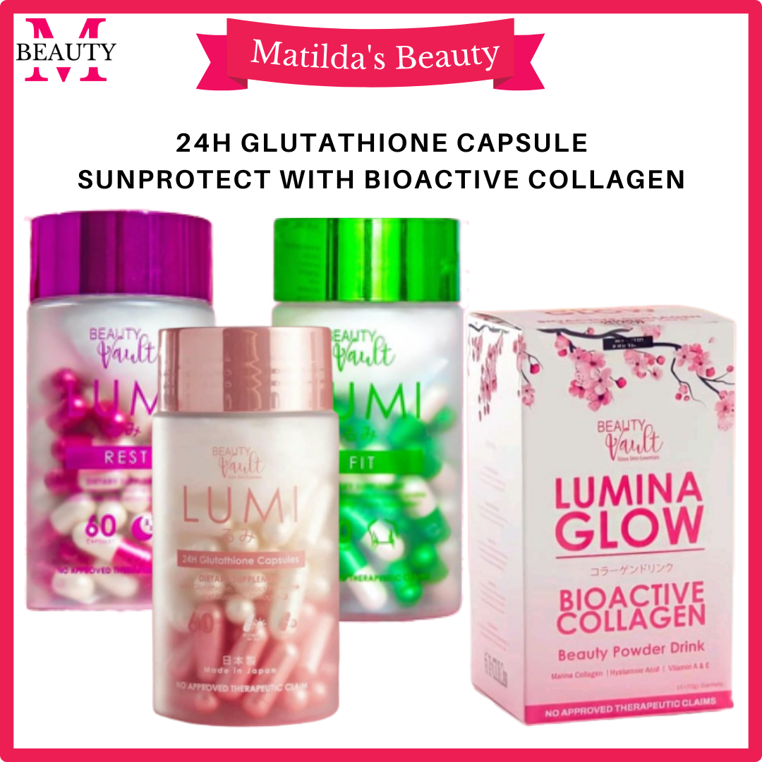 Beauty Vault Lumi Glutathione Capsule Pure Beauty Collagen Pampaputi ng ...