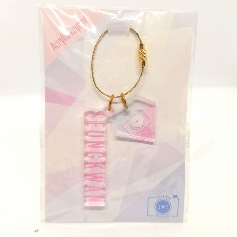 SEVENTEEN SVT ACRYLIC KEYRING SEUNGKWAN PHOTO SPACE MADE IN JAPAN ...