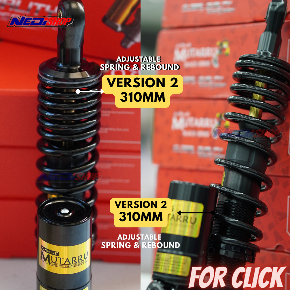 Mutarru Inverted Shock for Click (310mm V2 and 330mm V2) | Shopee ...
