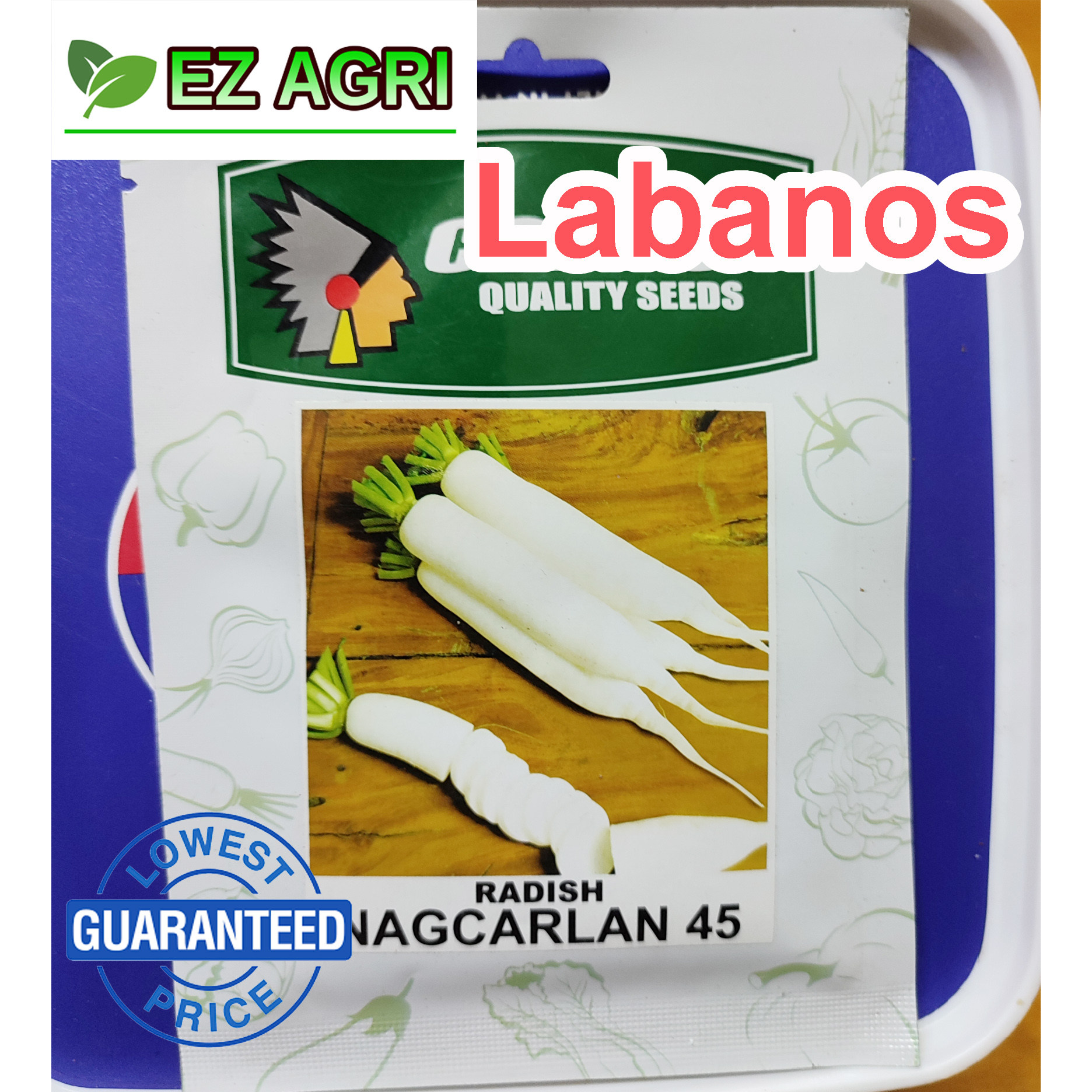 lj agri labanos seeds raddish seeds hybrid f1 by ez agri | Shopee Philippines