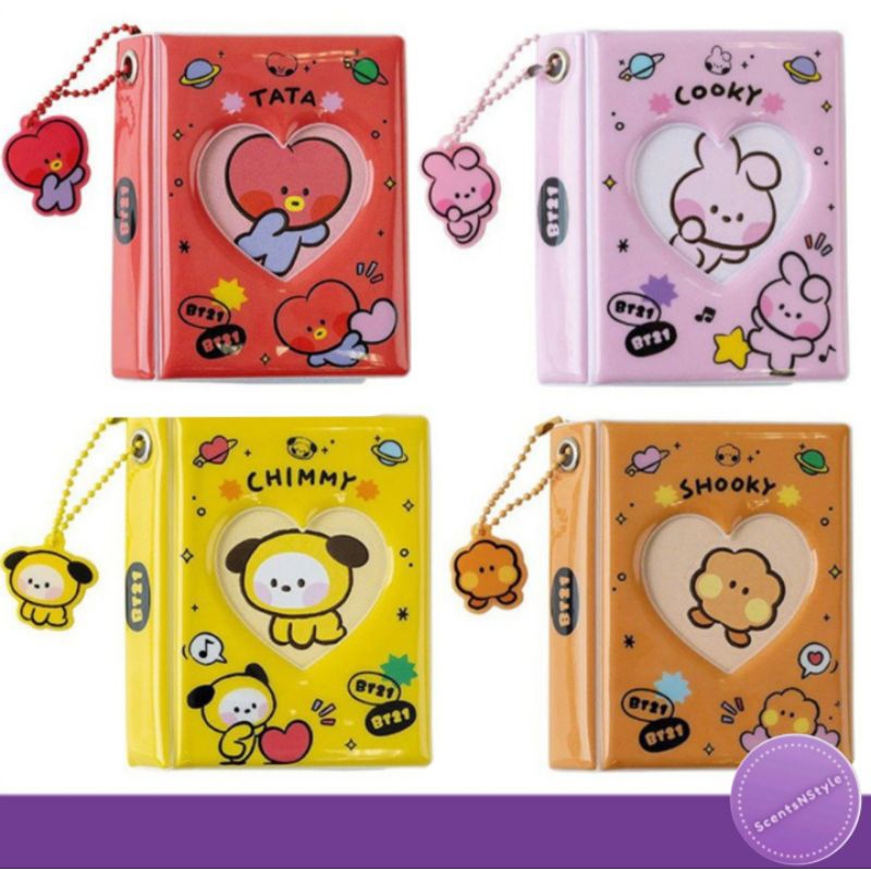 BT21 Minini Photocard Binder -32pockets | Shopee Philippines