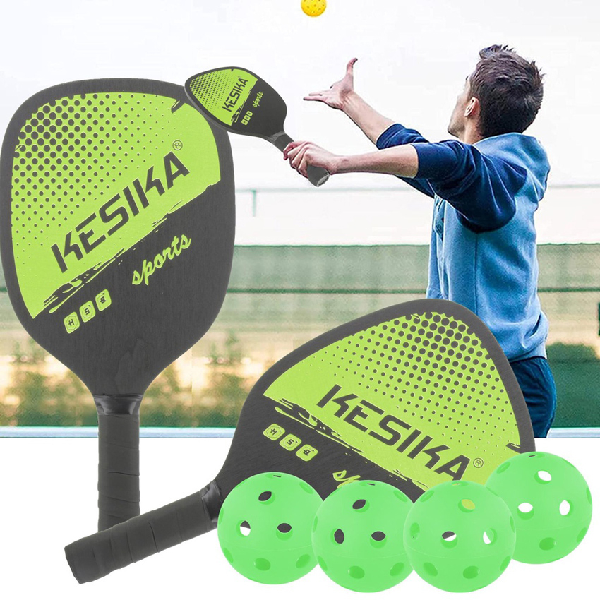 Pickleball Rackets Set Pickleball Paddle Set of Rackets and Pickleballs ...