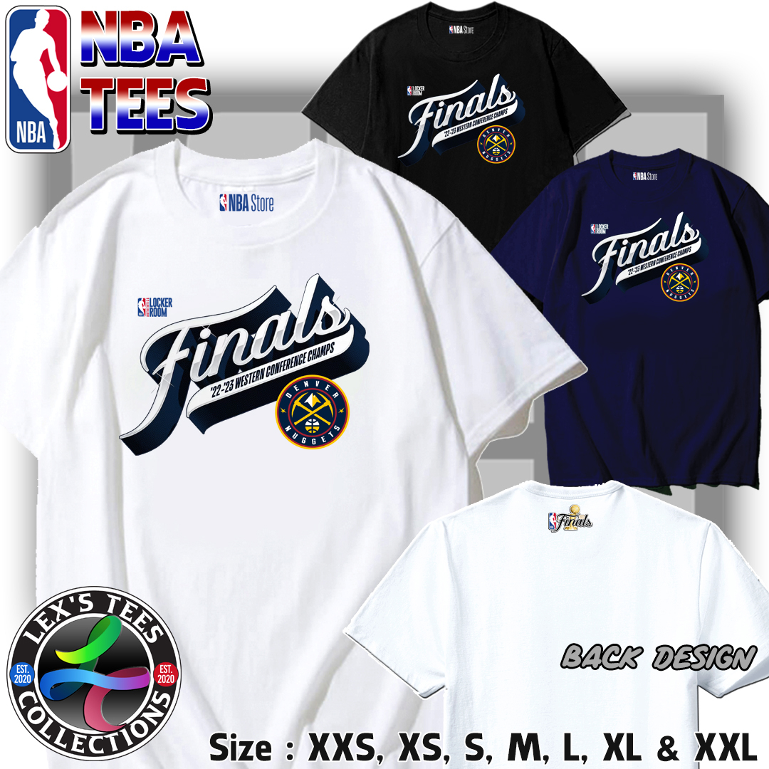 NBA Finals 2023 Denver NUGGETS WCF Champions Shirt | Lex'sTEES | Shopee ...