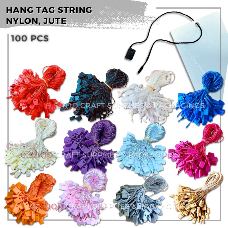 100PCS Hang Tag String Jute Different Colors | Shopee Philippines