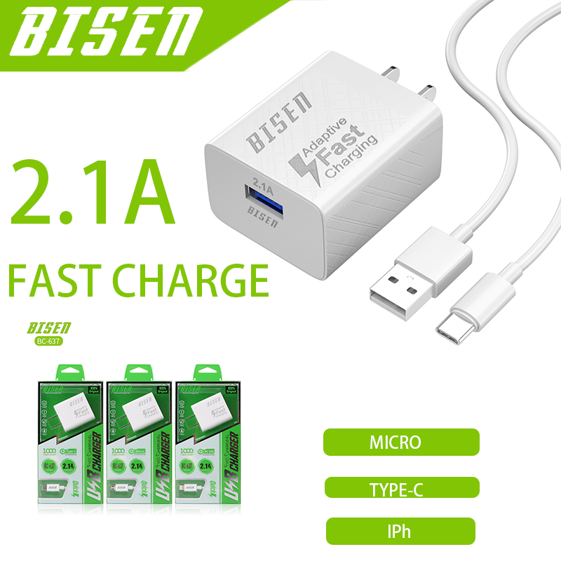BISEN BC-637 PD + Qualcomm3.0 Fast Charging Charger Portable Wall ...