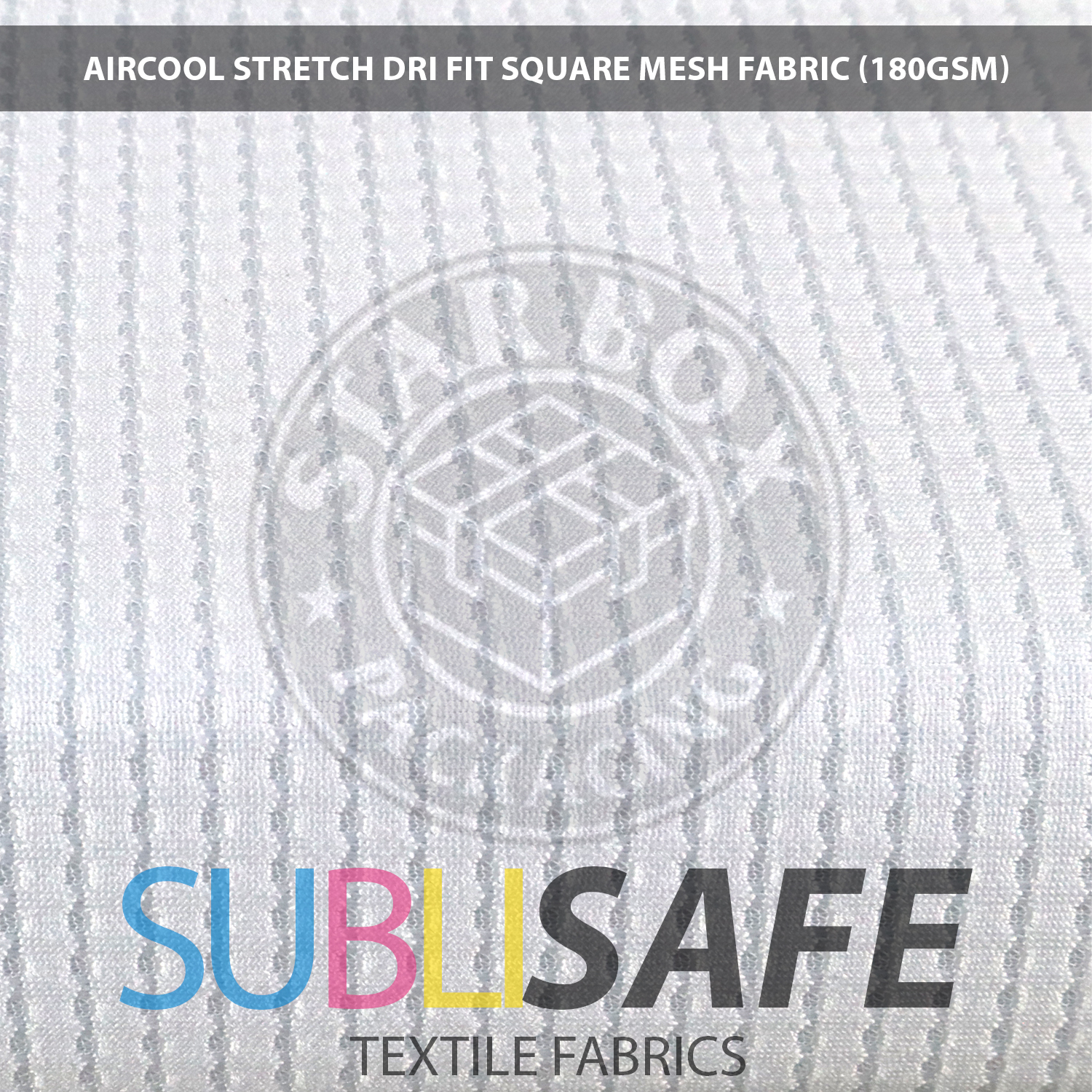 Starbox (PER KILO) Sublimation Safe Aircool Stretch Dri Fit Square Mesh ...