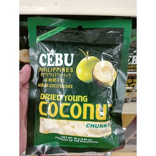 Cebu Dried Coconut Chunks 80 grams per pack from cebu | Shopee Philippines