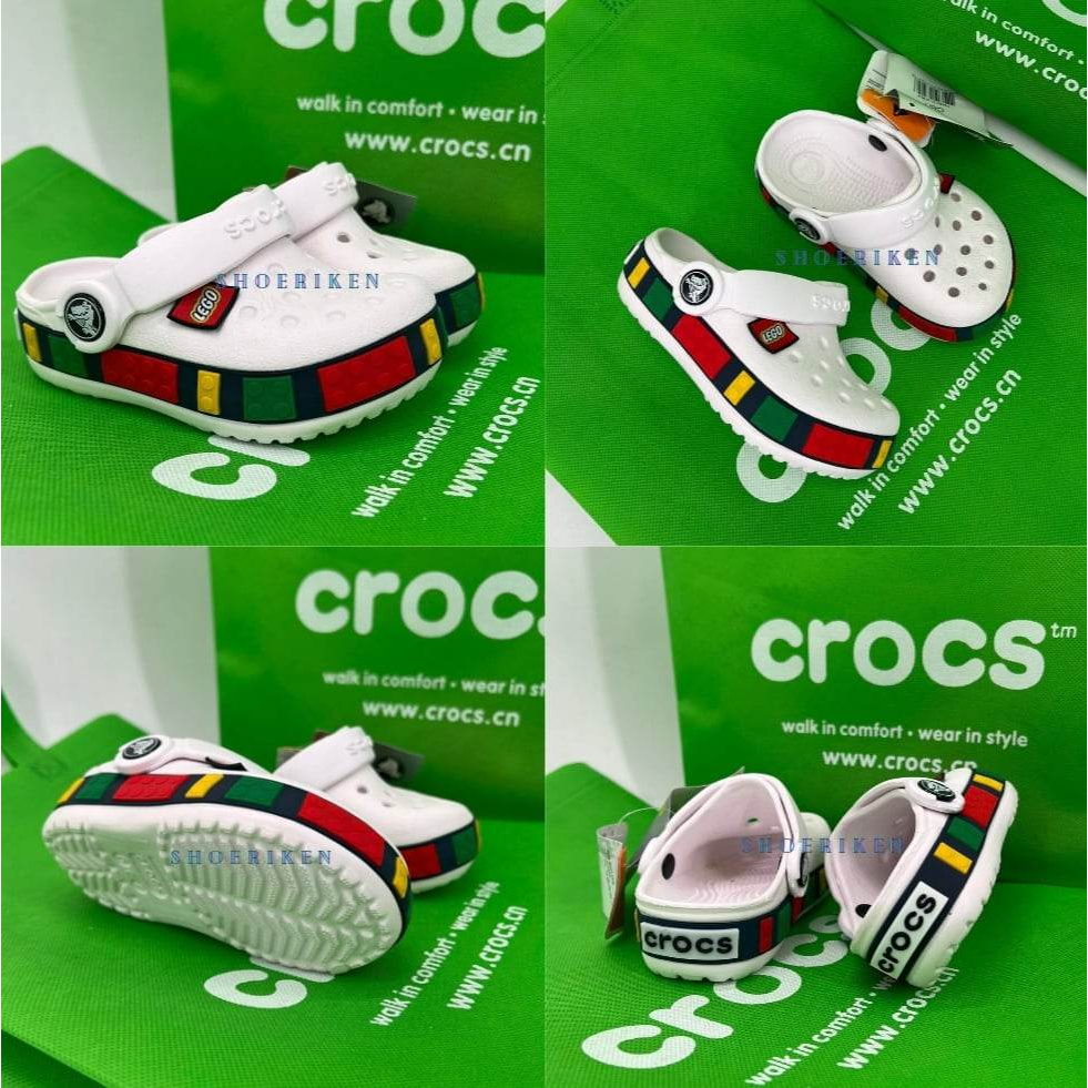 Crocs Lego ClogsS andals For Kids | Shopee Philippines