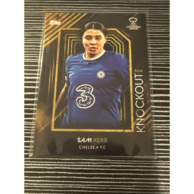 UWCL TOPPS KNOCKOUT 2023 - Star Player Cards Sam Kerr RC Georgia ...