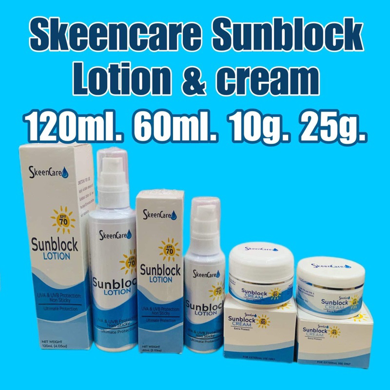 SUNBLOCK CREAM & LOTION spf45 extra protect | Shopee Philippines