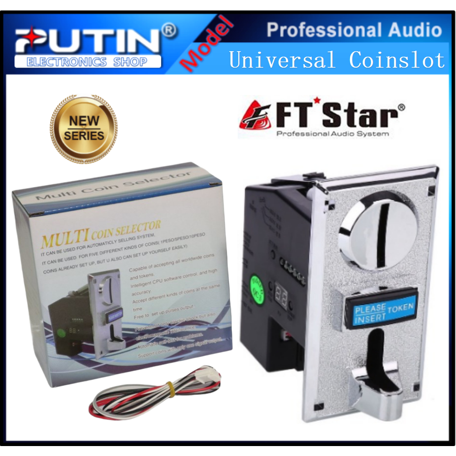 The F.T Universal Coinslot Latest SUKI Coin Selector Coinslot Multi ...