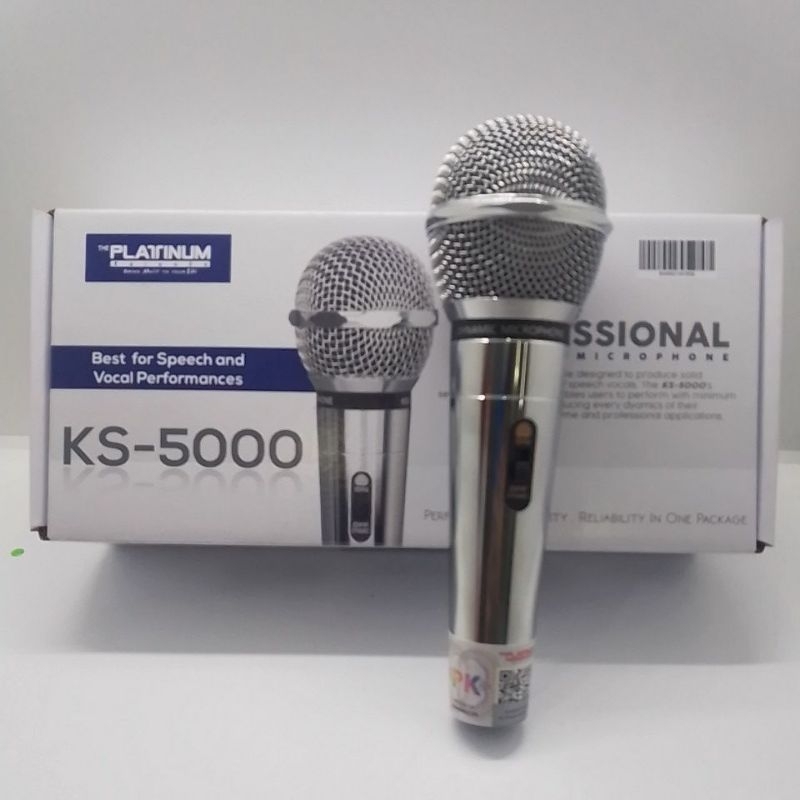 Platinum KS-5000 Professional Dynamic Microphone | Shopee Philippines