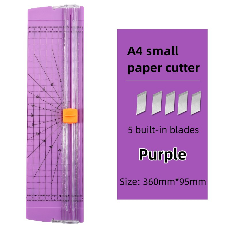 Portable Paper Trimmer Plastic Paper Cutter A4 Size Office Cutting ...