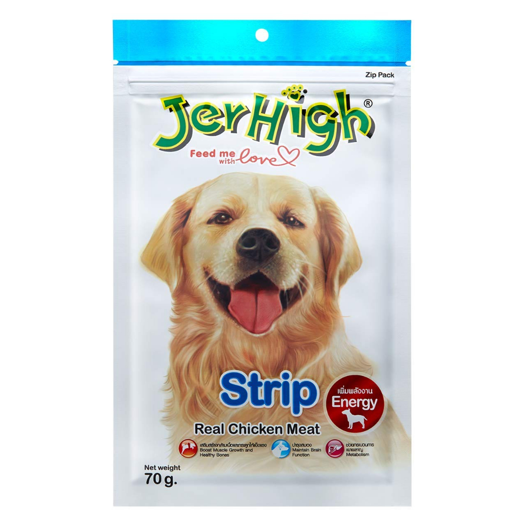 JerHigh Dog Treats for Adult/Puppy 70g, Duo 50g Dog Dental Den-T Stick ...