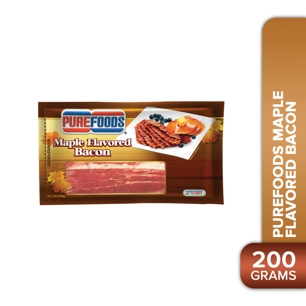 Purefoods Maple Bacon 200G | Shopee Philippines
