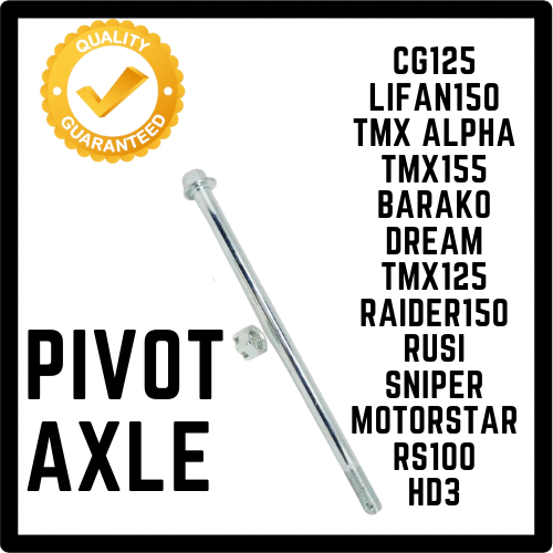 Motorcycle Axle Pivot Axle LIFAN, TMX,BARAKO,C100,RAIDER,SNIPER,XRM ...