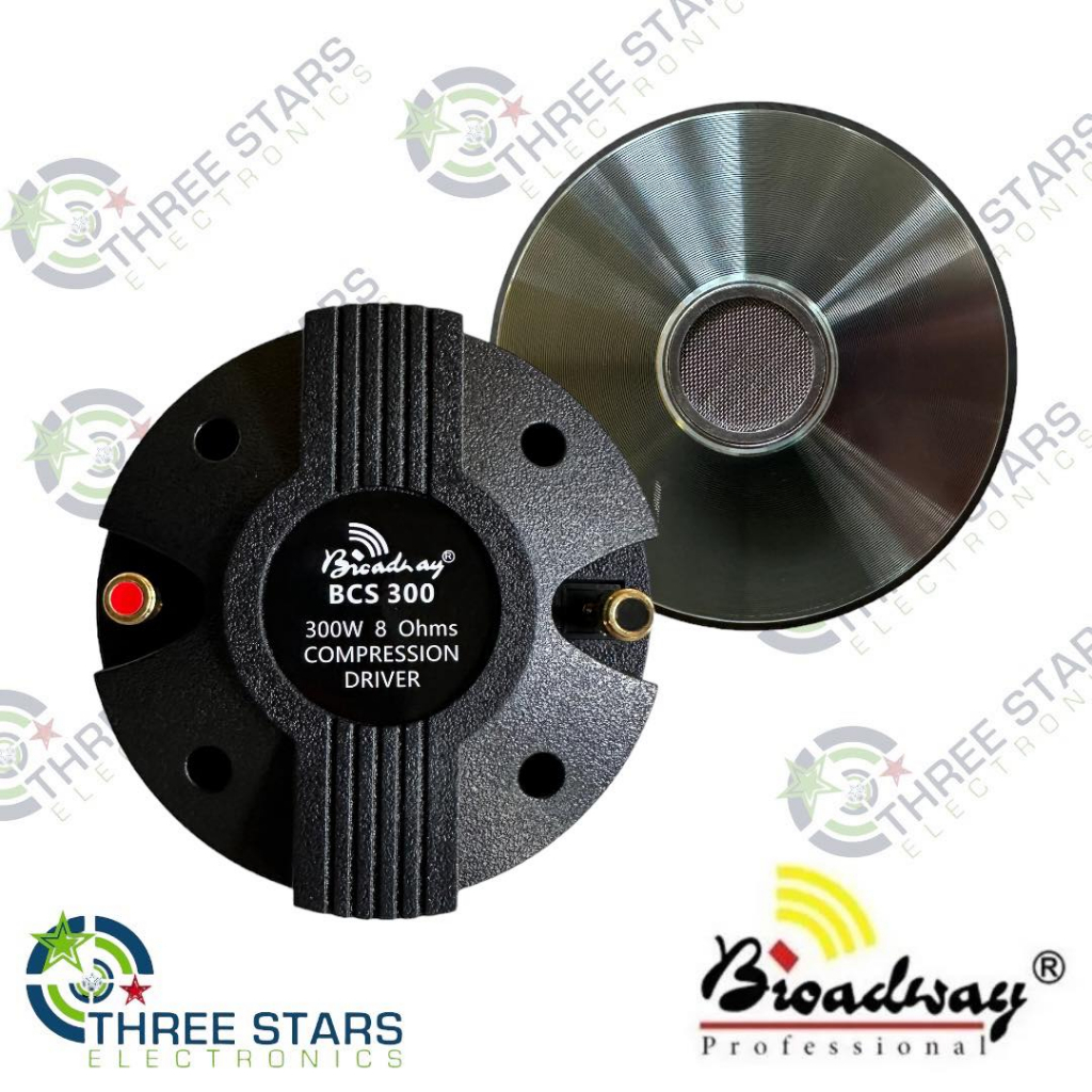 Broadway BCS-300 Compression Driver Unit 300 watts 8ohms Tweeter Driver ... Broadway BCS-300 Compression Driver Unit 300 watts 8ohms Tweeter Driver ...