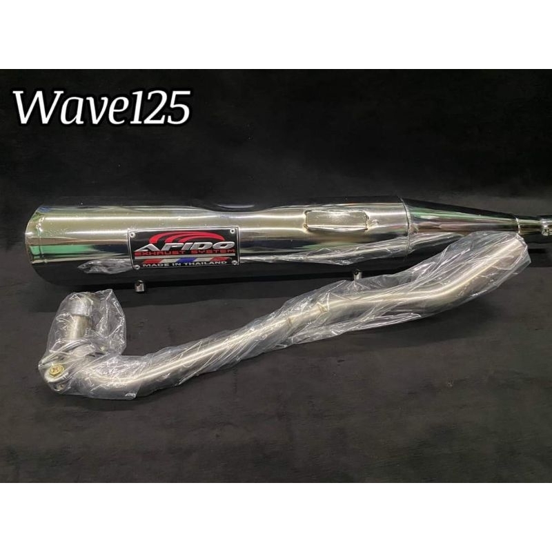 APIDO CHICKEN PIPE POWER PIPE WAVE 125 CHROME | Shopee Philippines