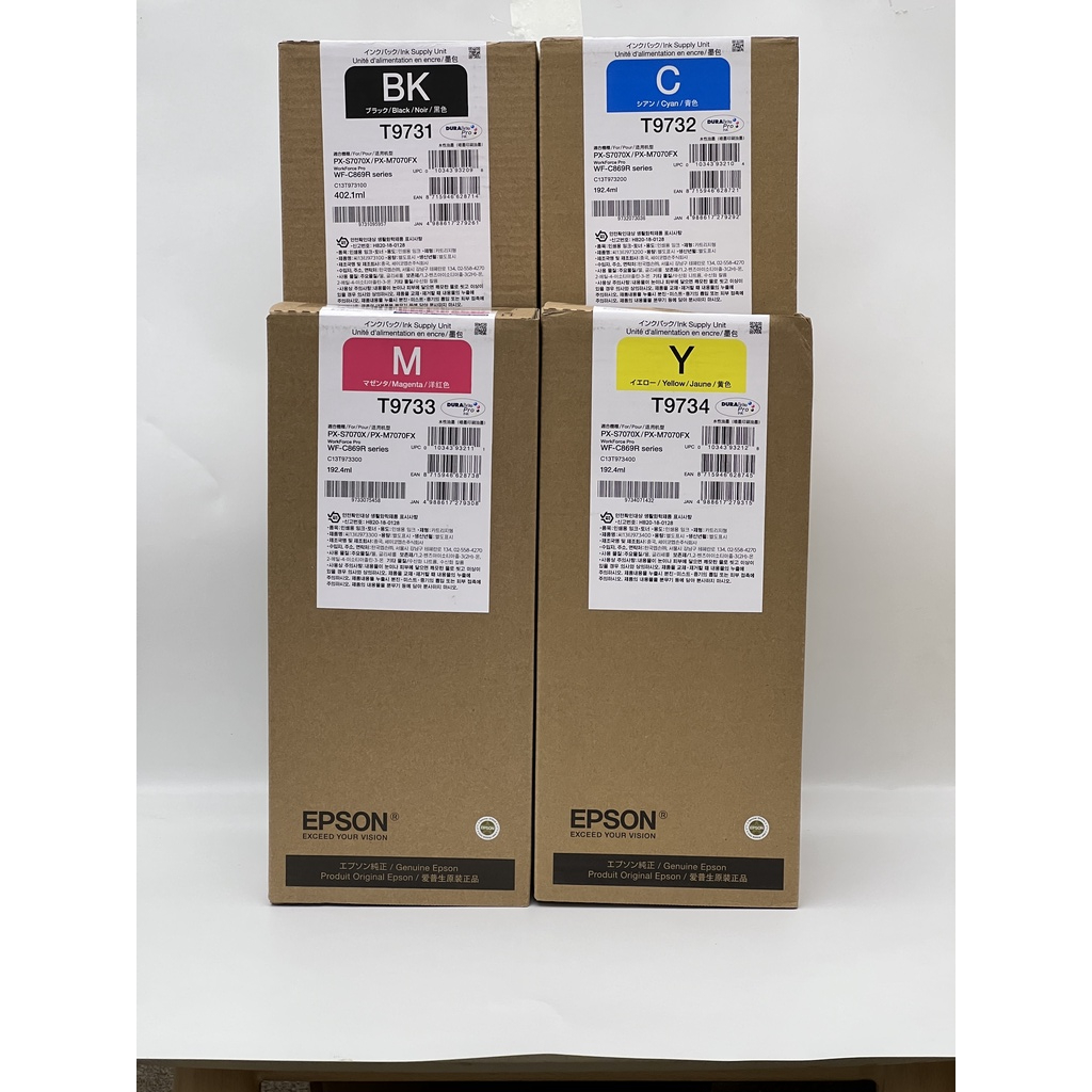 Original Epson T9731 T9732 T9733 T9734 ink cartridge Epson WF-C869Ra ...