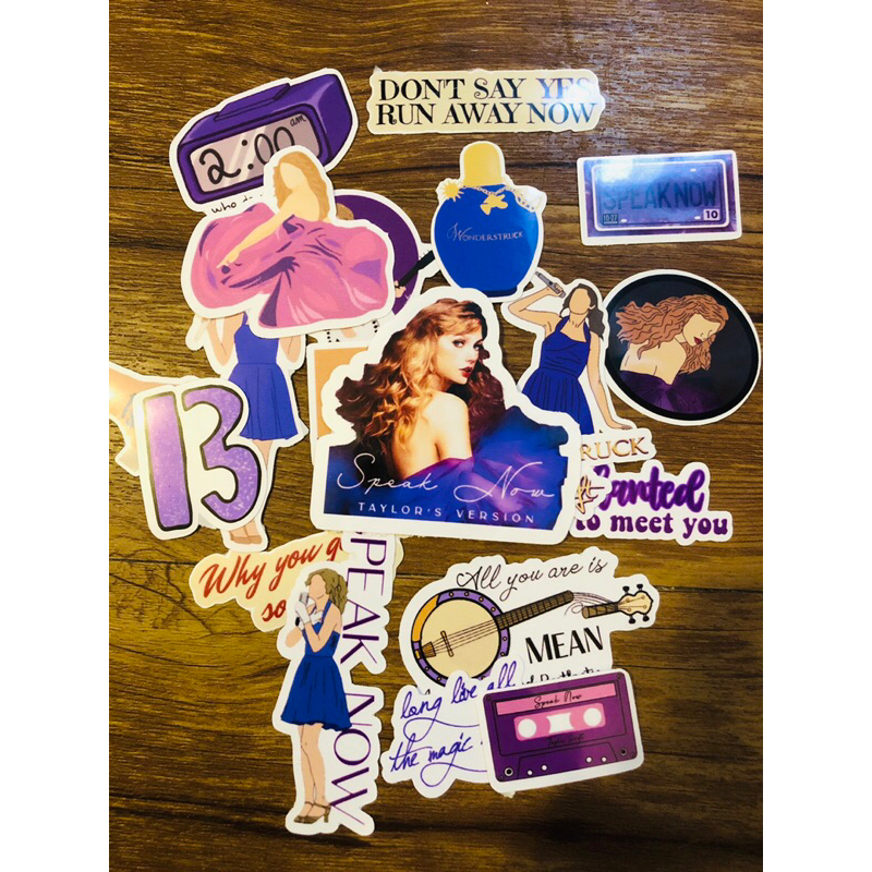 Speak Now Taylor's Version waterproof vinyl sticker | Shopee Philippines