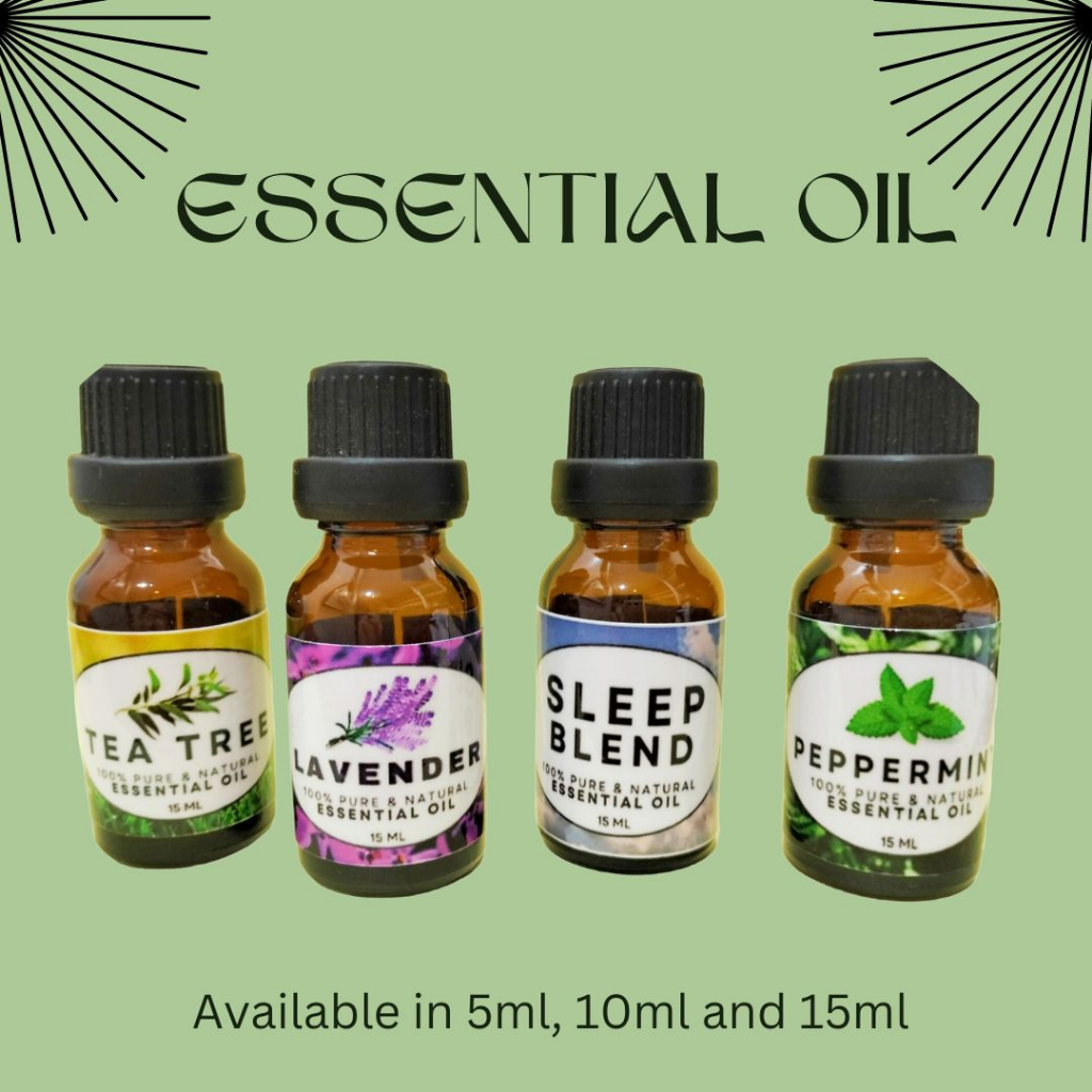 Pure Essential Oil Peppermint, Lavender, Tea Tree, Sleep Blend, Lemon ...
