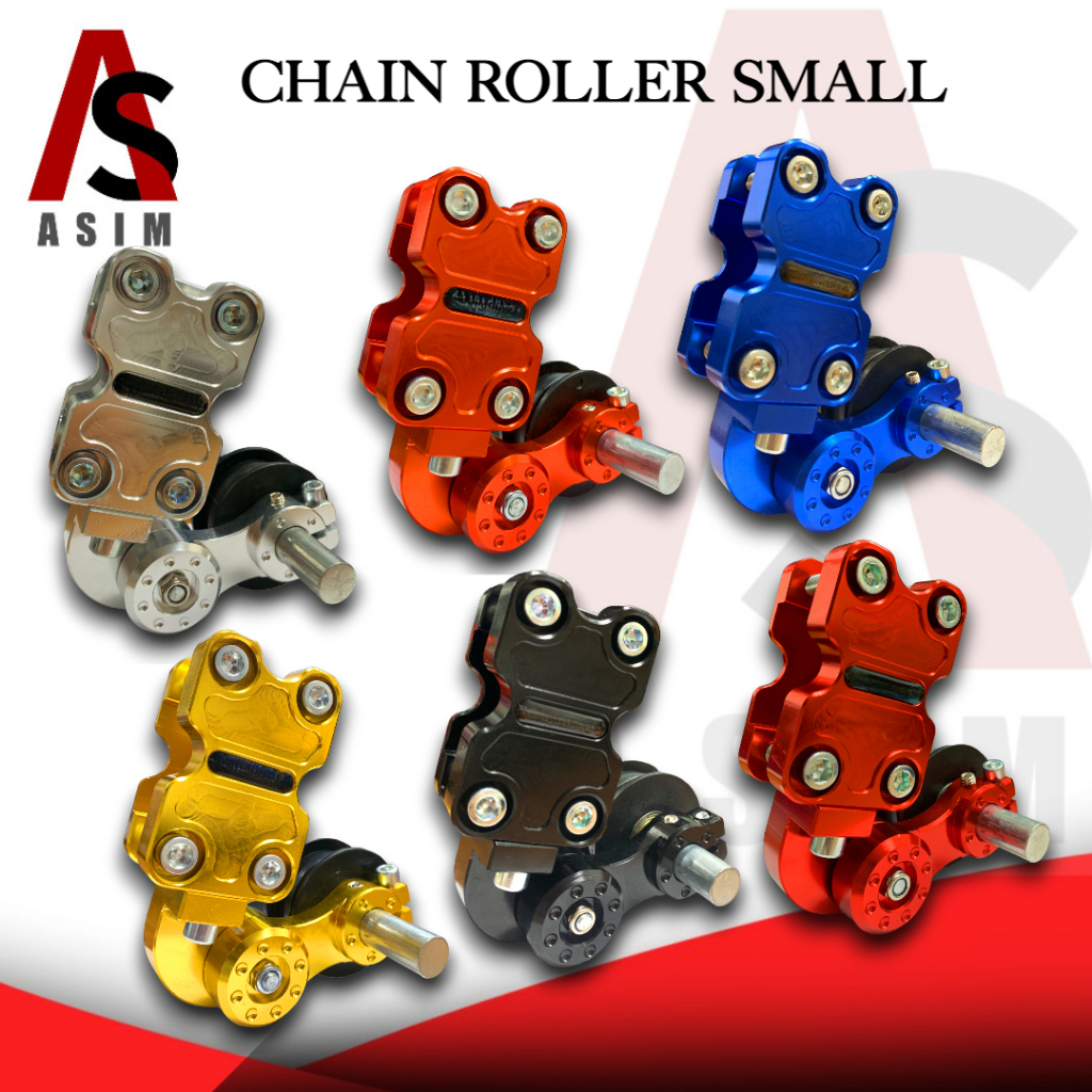 ASIM Motorcycle Parts Accessories Universal Chain Roller Alloy Heavty ...