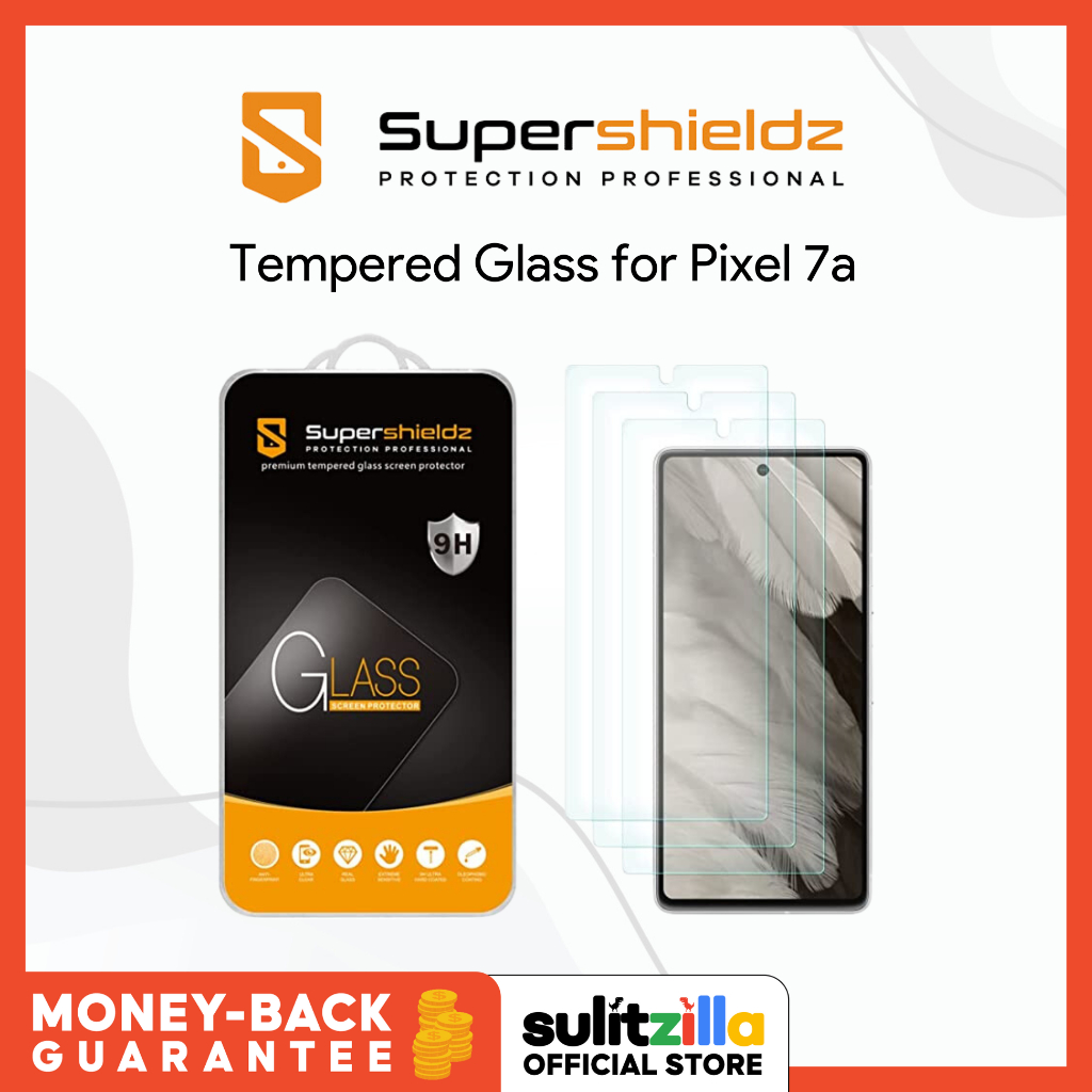 Supershieldz Tempered Glass Screen Protector for Google Pixel 7a (3 ...