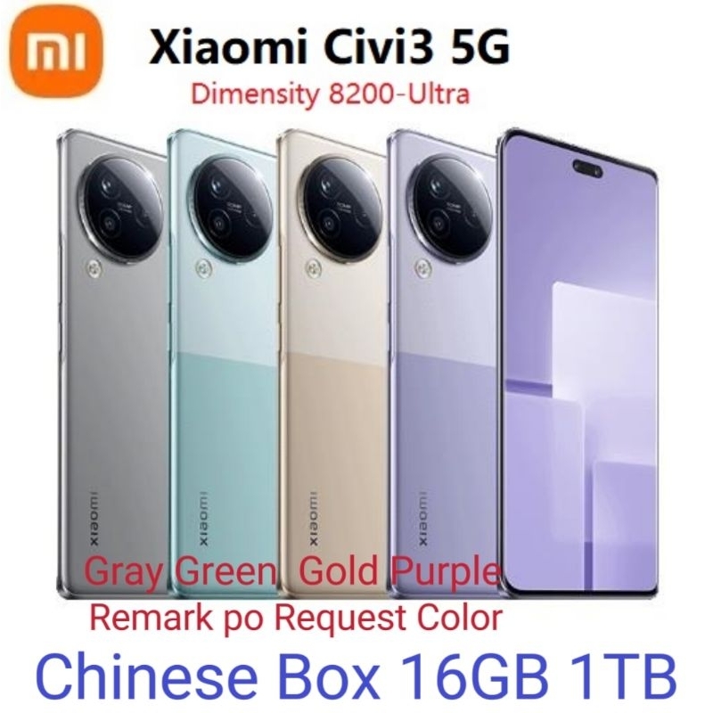 Xiaomi Civi 4 Pro / 3 / 2 Civi4 Pro / Civi3 / Civi2 / 5G Smartphone No ...