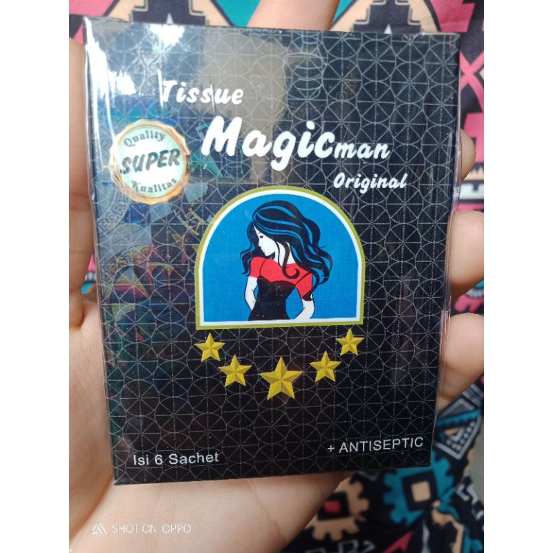 NEW PACKAGING ORIGINAL MAGIC TISSUE FOR MEN DISCREET PACKAGE | Shopee ...