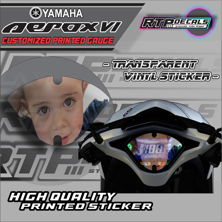 YAMAHA AEROX V1 CUSTOMIZED PRINTED PANEL GAUGE (NEW) | Shopee Philippines