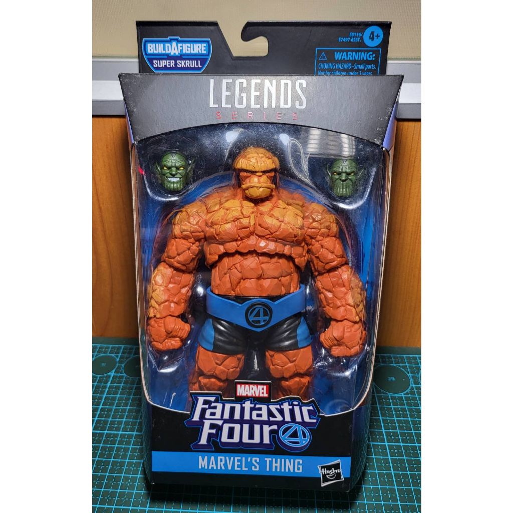 Marvel Legends 6" Thing Fantastic Four 4 Super Skrull Wave BAF Benjamin ...