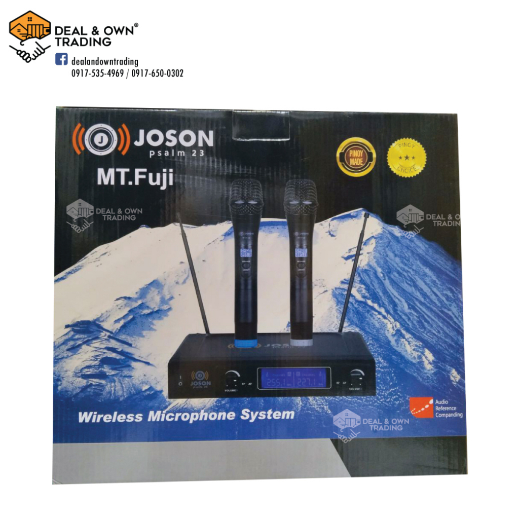 Joson Mt.Fuji Professional Wireless Microphone | Shopee Philippines