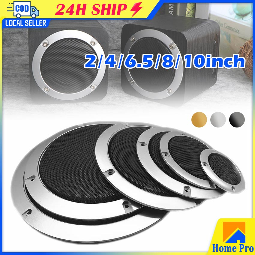 2"/4"/6.5"/8"/10" Speaker Mesh Grill Cover Car Audio- Decorative Circle ...