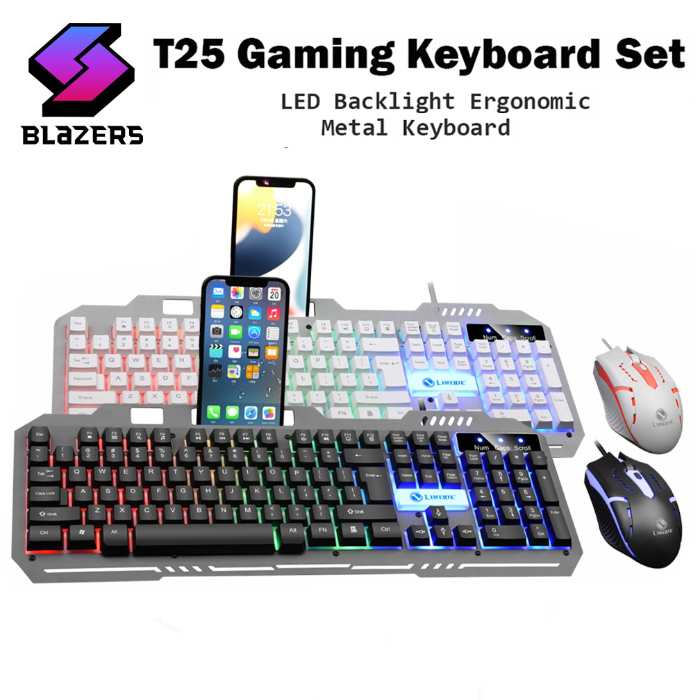 Limeide GTX300 PUNK T25 RGB LED Lights Backlight Mechanical Feel Gaming ...