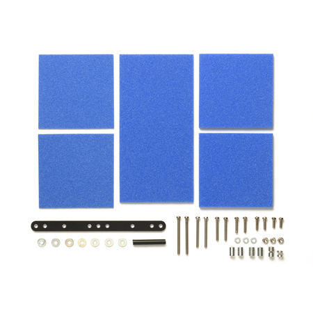 15512 Tamiya Brake Sponge Set (Mild, 1/2/3mm Blue) | Shopee Philippines
