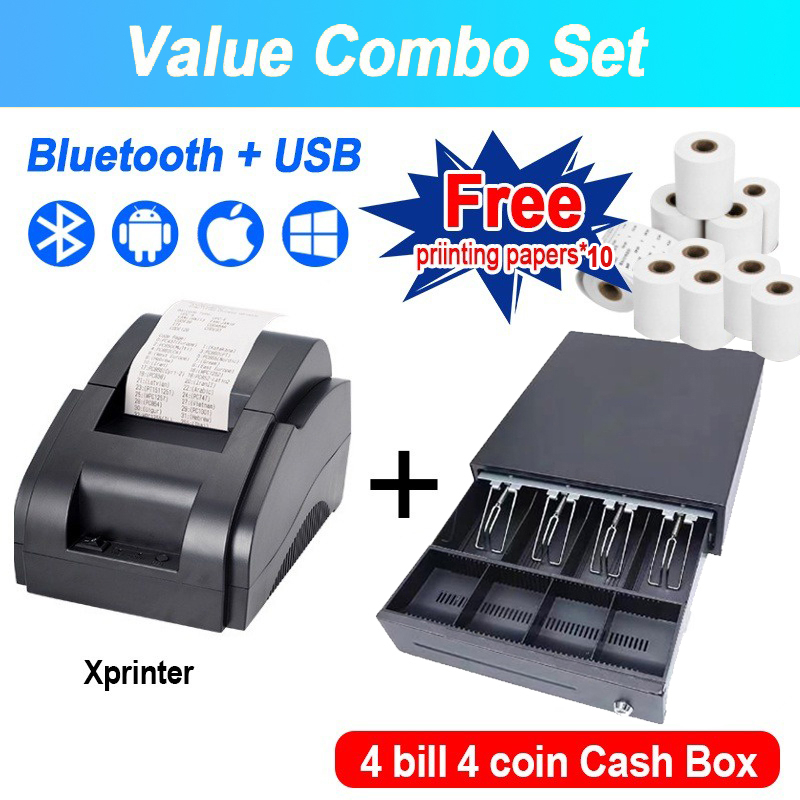 【On Hand】Combo Set A Mobile Bluetooth Thermal Printer with Free Basic ...