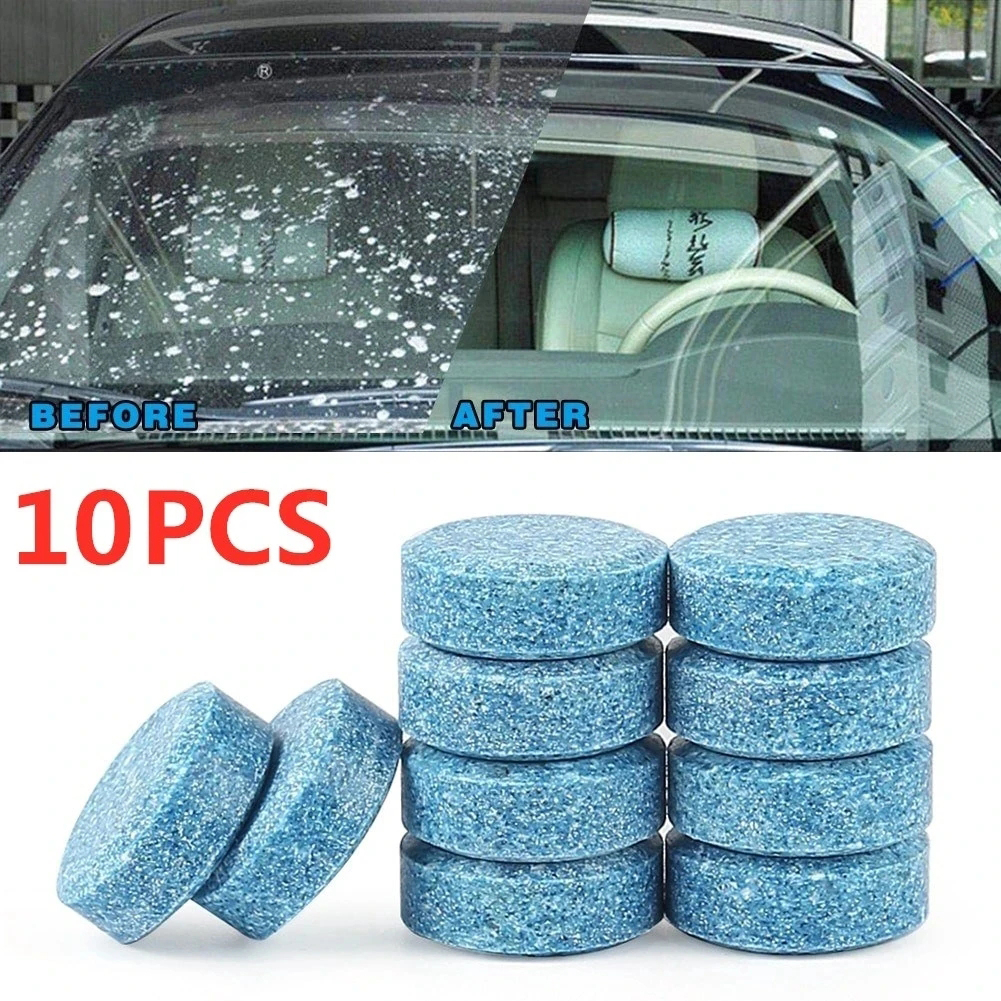 10PCS/ pack (1PCS=4L water) Car Solid Wiper Fine Car Window Cleaning ...