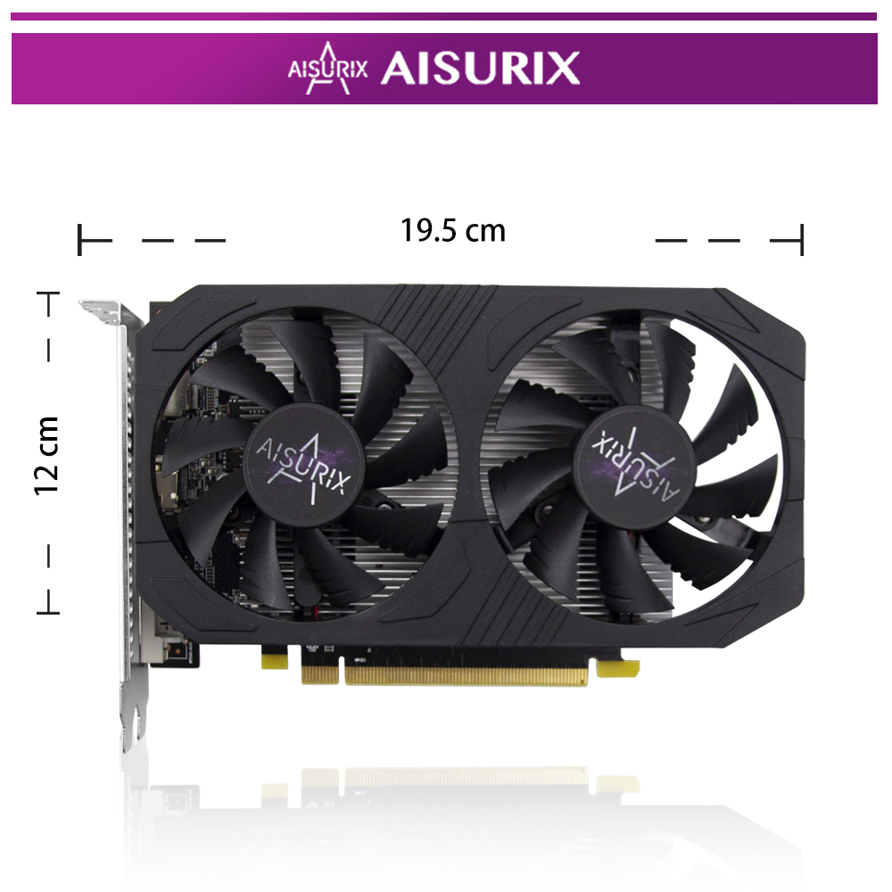 AISURIX NEW RX 550 4GB GDDR5 SFF Graphics Card GPU Video Card Gaming ...